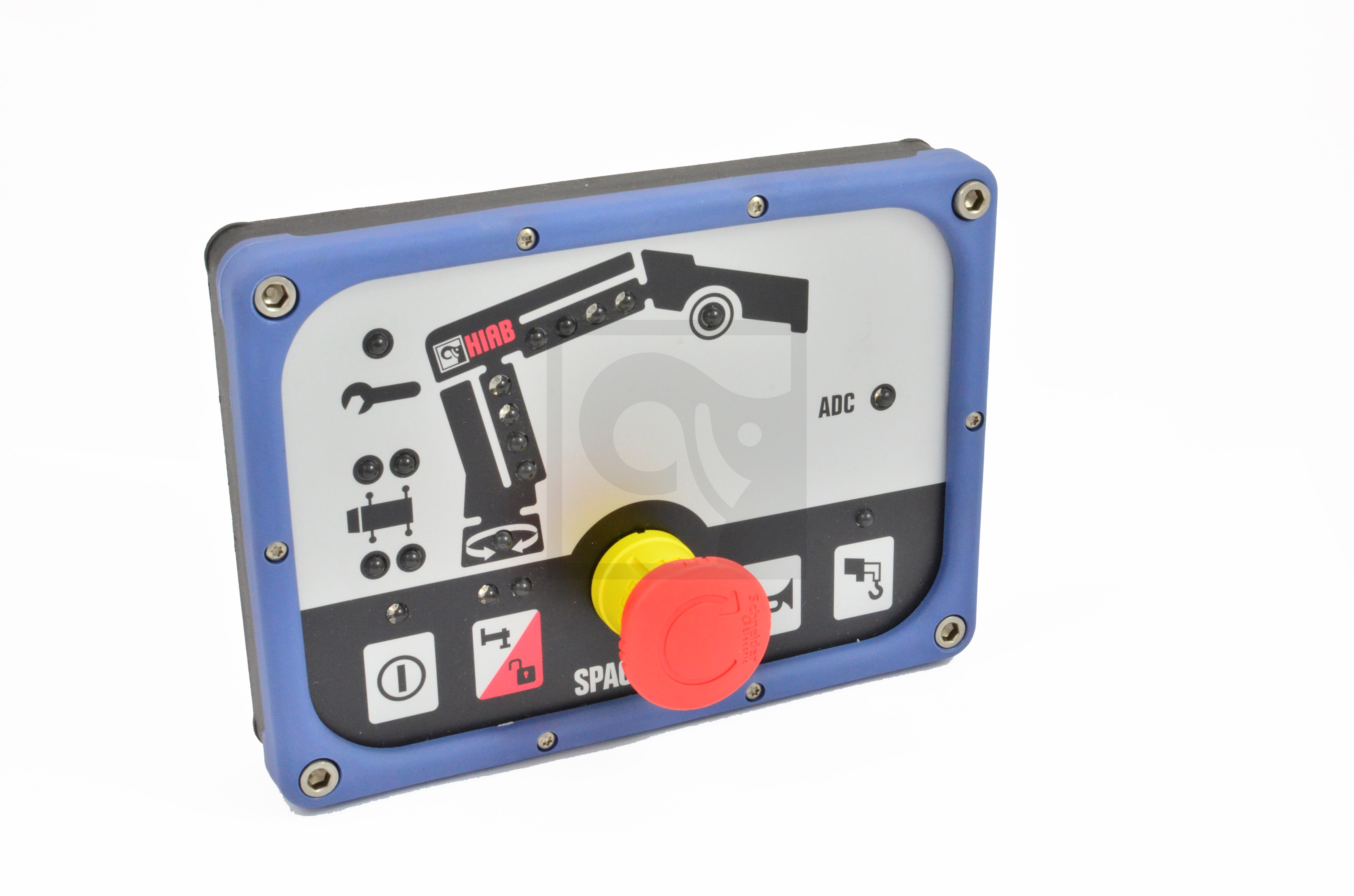 ELECTRONIC BOX,COVER W/EMERG.STOP BUTTON 3853705 - Electronic control ...