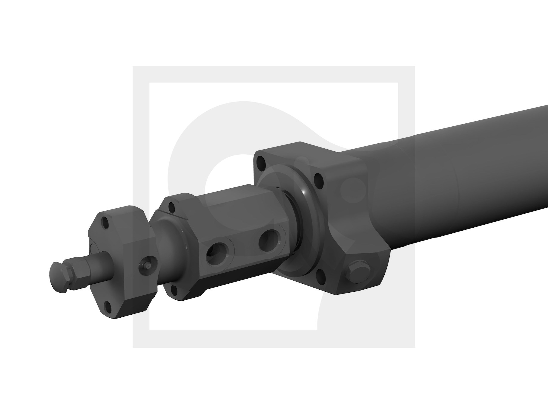 CYLINDER, HYDRAULIC, EXTENSION - Complete Cylinder | Hiab Parts ...