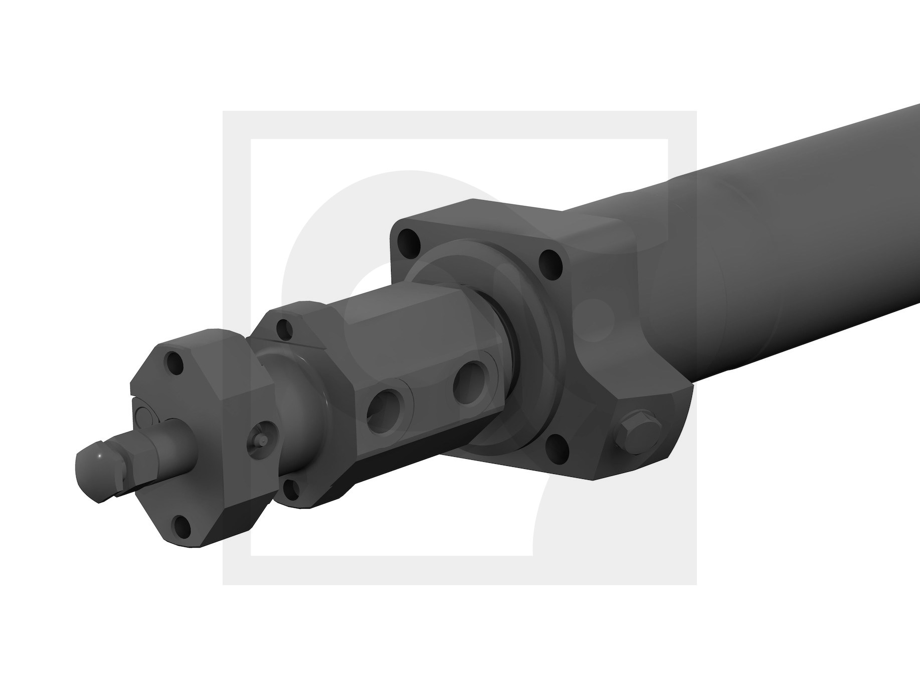 CYLINDER, HYDRAULIC, EXTENSION 5400601 - Complete Cylinder | Hiab Parts ...