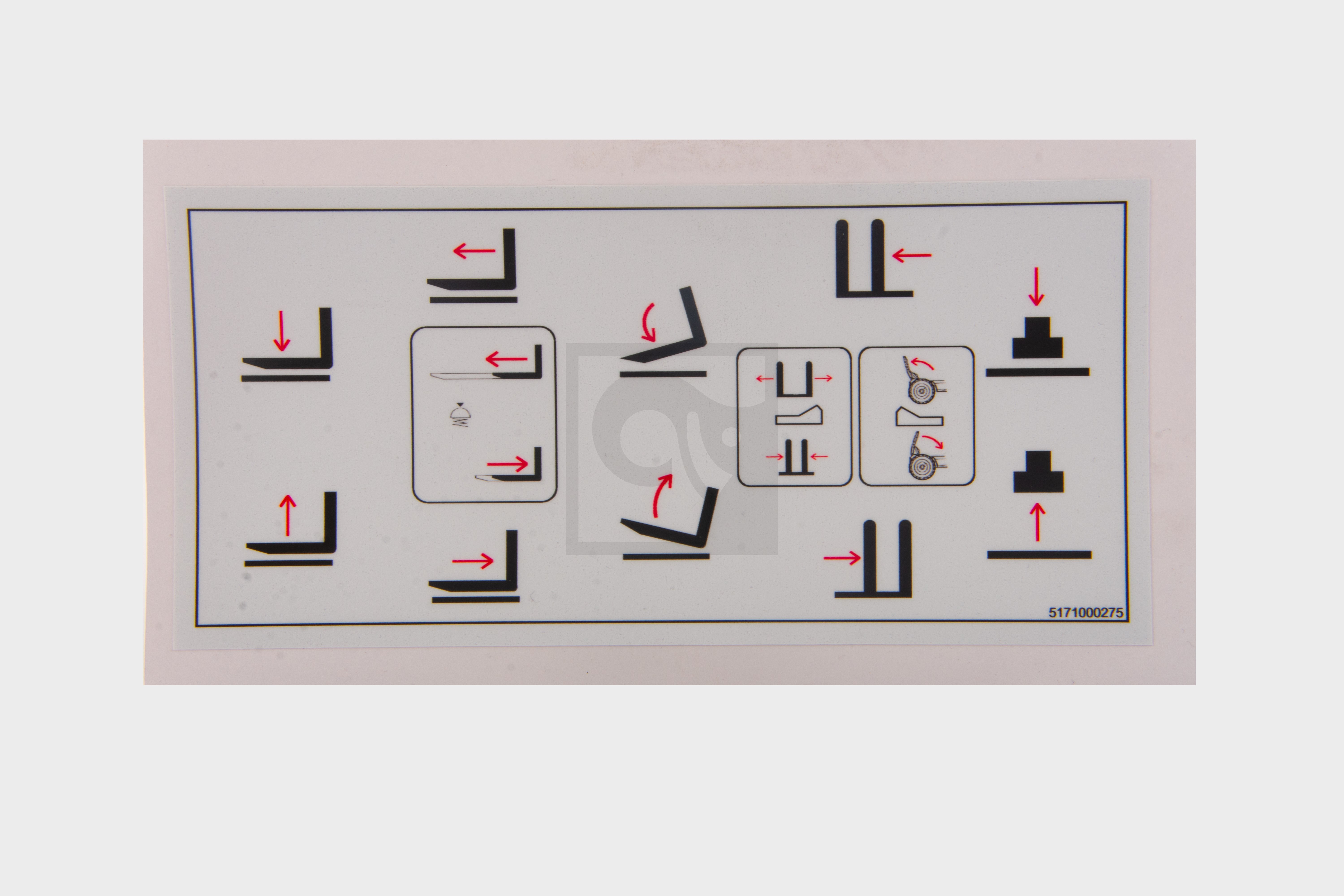 DECAL 517.100.0275 - Labels/stencils/stickers/shields (warning ...