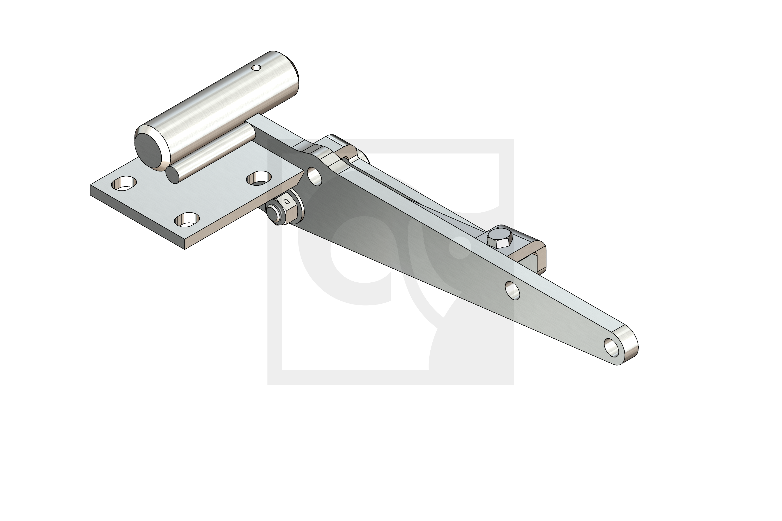 FLIP RAMP CAM LOCK HINGE ASSY WAL91308179 - Structural items | Hiab ...